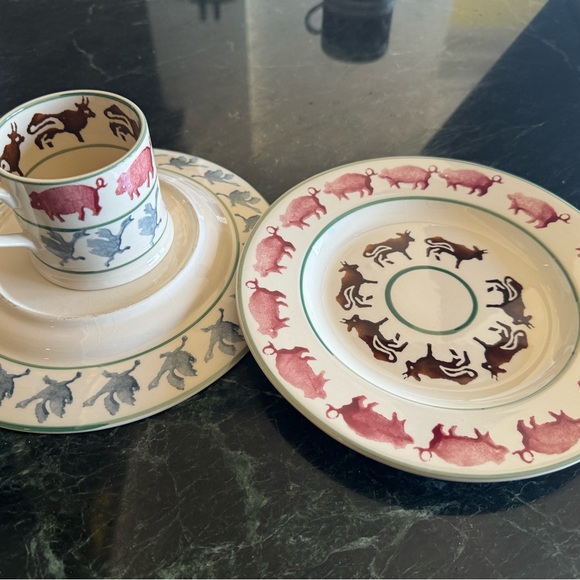 Emma Bridgewater | Dining | Rare Set Of Emma Bridgewater Farm Chicken ...